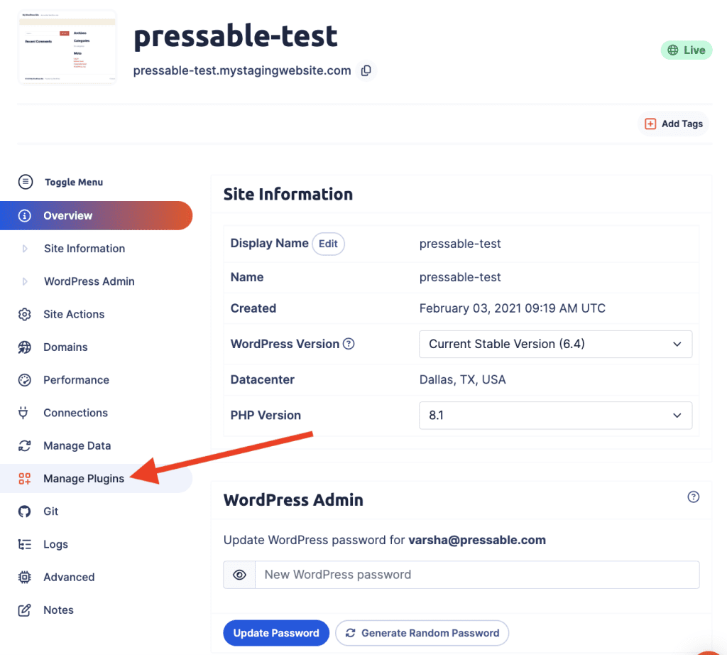 Managing your WordPress plugins on Pressable - Pressable
